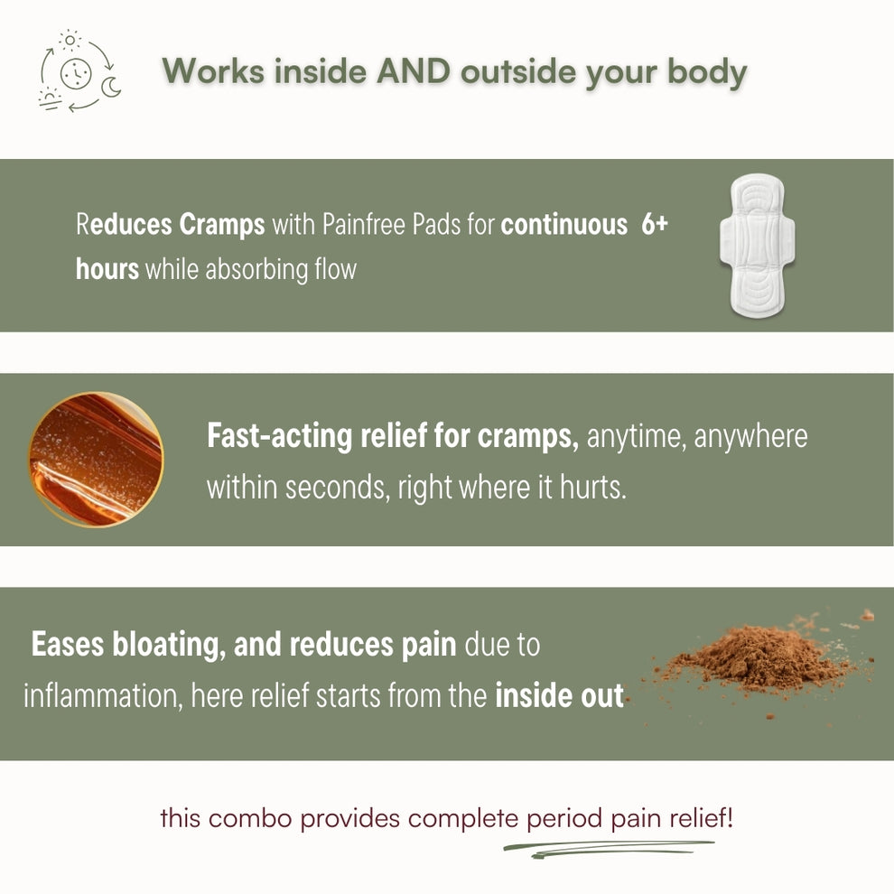 The ADVANCED Combo Kit | Period Pain Relief Products – be.ing-painfree
